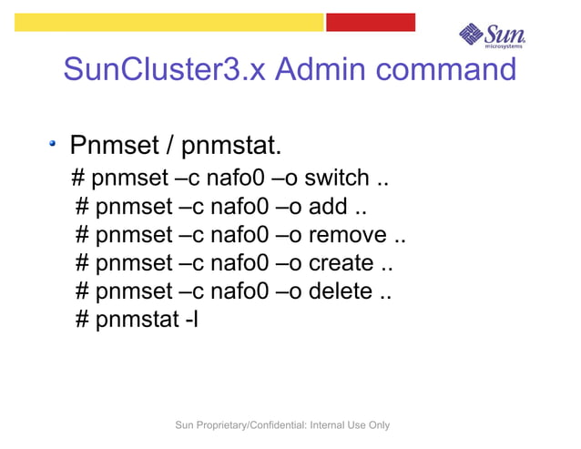 Sun cluster 3.0 introduce | PPT