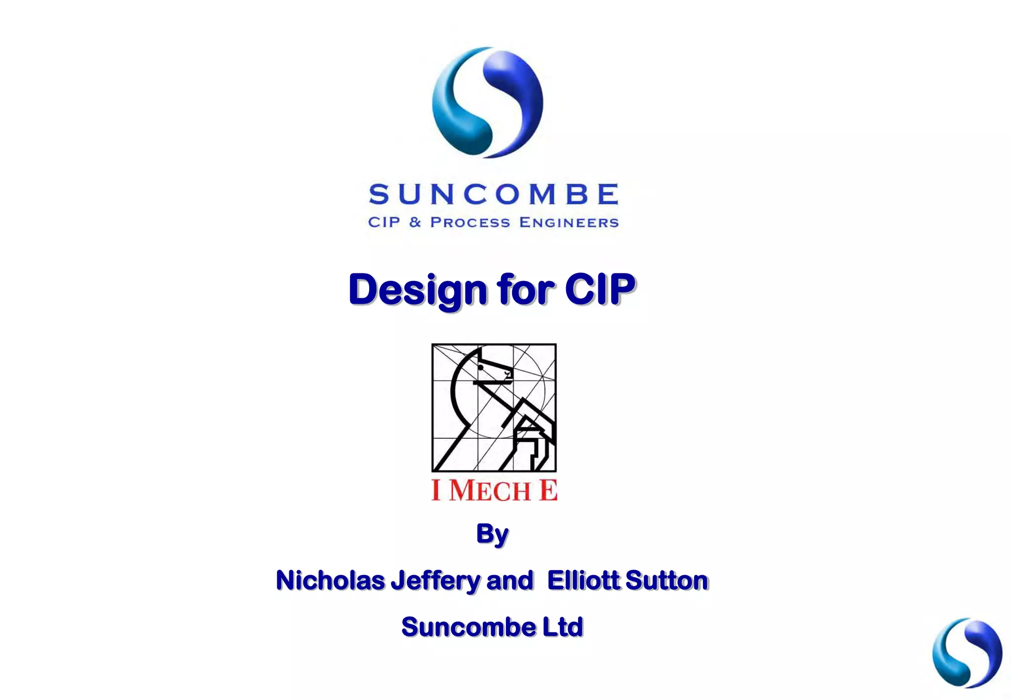 Suncombe cip overview presentation | PDF
