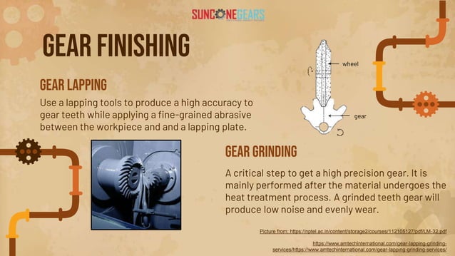 Suncone gears slide | PPTX