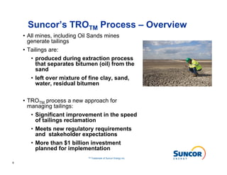 Suncor and Its Oil Sands Operations | PDF | Power and Energy Industry ...