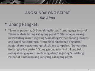 Sundalong patpat | PPT