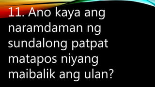 Sundalong patpat | PPTX