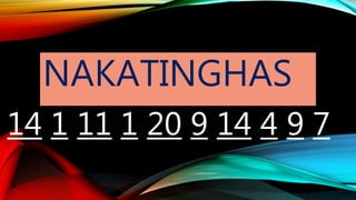 Sundalong patpat | PPTX