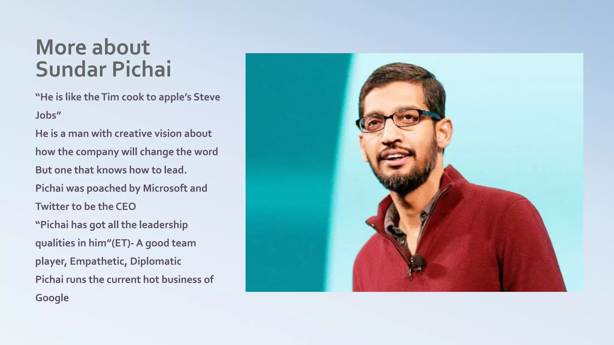 Sundar pichai | PPTX