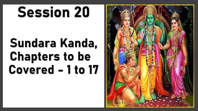 Valmiki Ramayana Online Class - Sundara Kanda, Session 20 | PDF