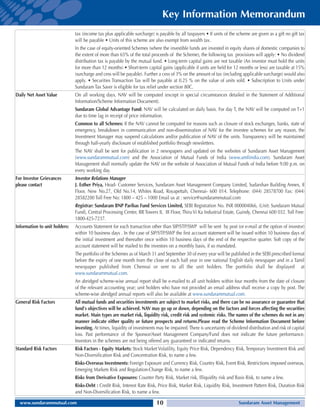 Sundaram mutual fund common application form equity with kim | PDF