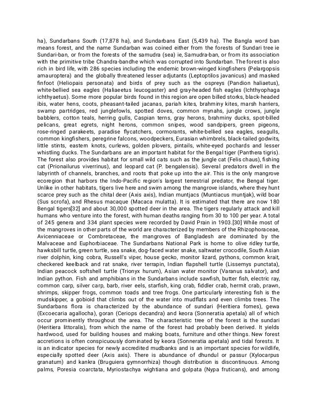 Sundarbans Beautiful Forest is the Natural Habitat of the world..pdf