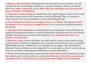 Sundarban branding | PPT