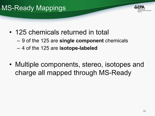 Structure Standardization Approaches For Mass Spectrometry Data Integration Ppt