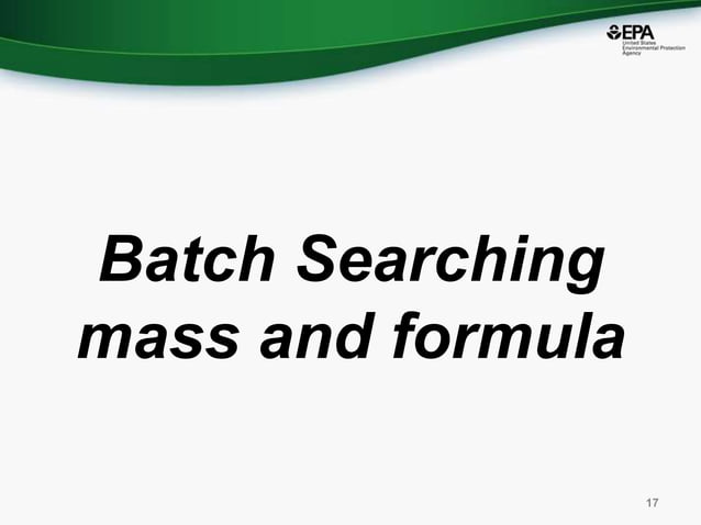 Structure Standardization Approaches For Mass Spectrometry Data Integration Ppt