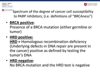 Genetics: Beyond BRCA, Ursula Matulonis, MD | PPTX
