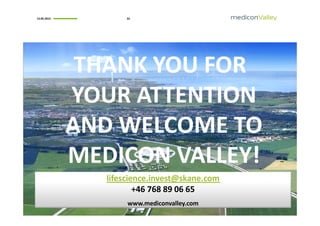 Sunday 1 lovisa sunesson medicon valley, an introduction to a bi ...
