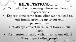 Expectations (the best) for Sunday AM Bible Class | PPT