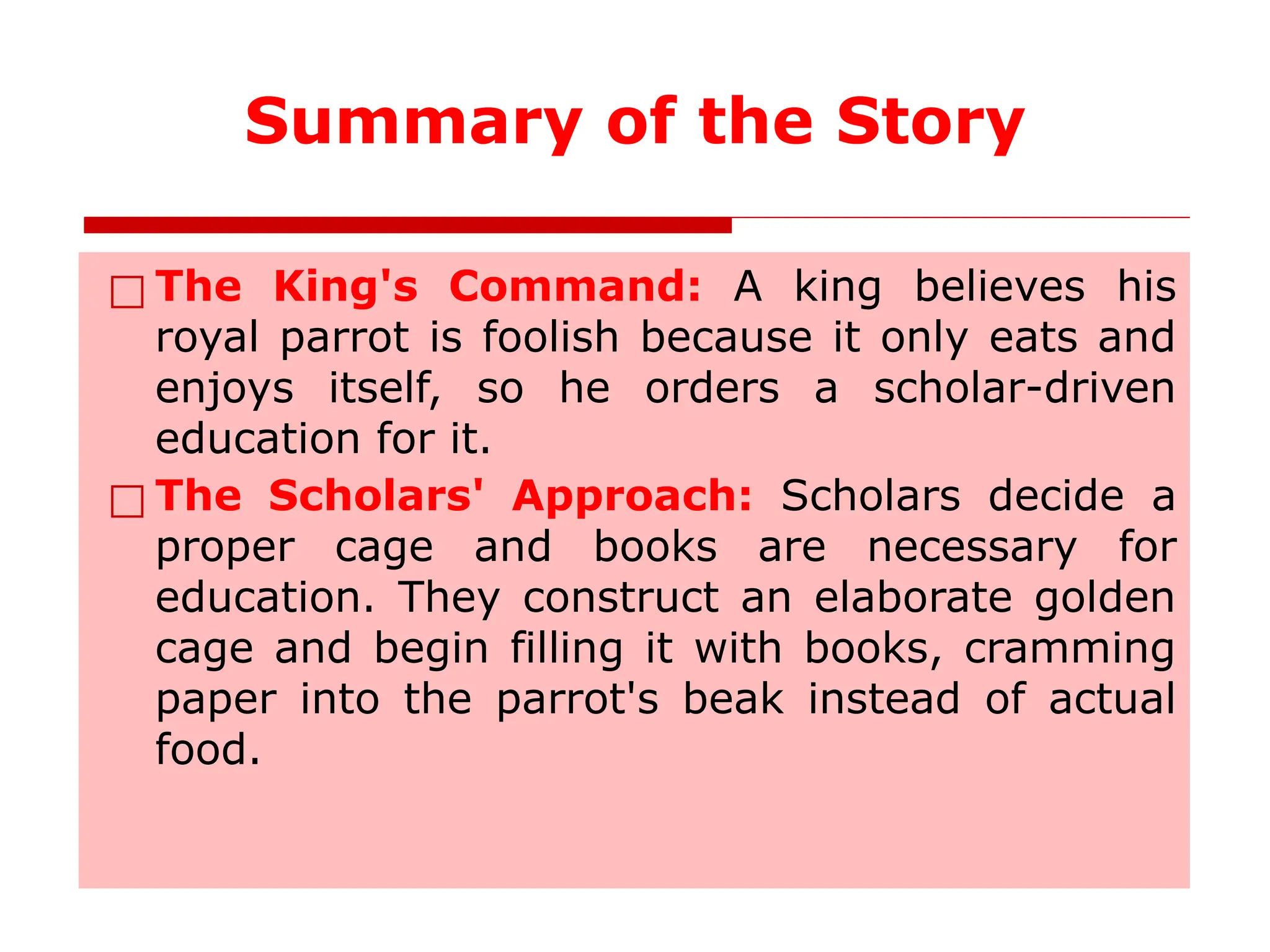 classes on proper nouns and parrot's tale and its brief introduction .pptx