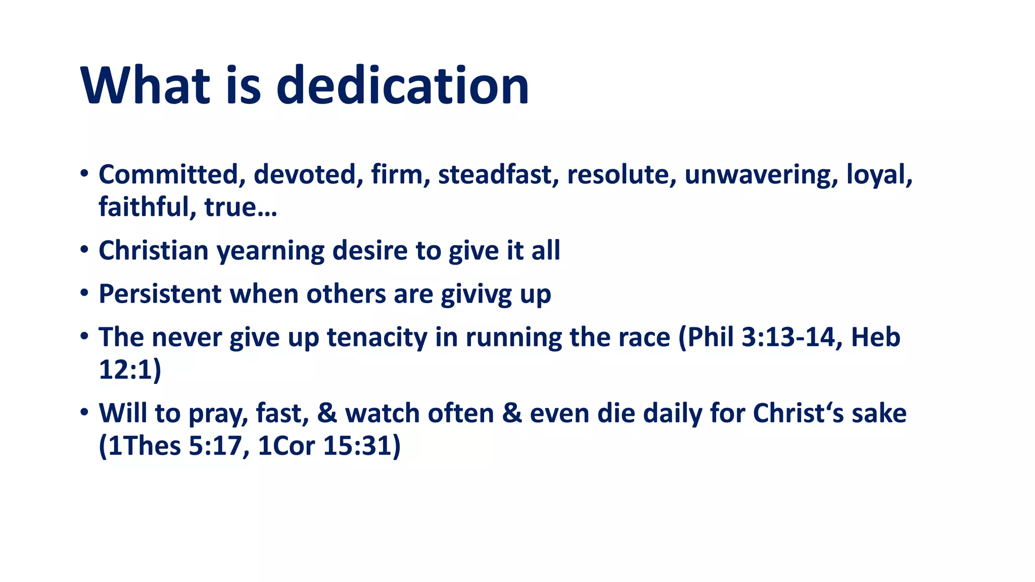 Dedication | PPT