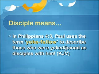 Disciples of Christ | PPT
