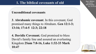 BIBLICAL COVENANTS | RCCG. Living Faith, Kassel | PPT