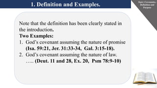 COVENANTS: Definition and Purpose | RCCG. Living Faith,Kassel | PPTX