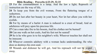 Flee from Adultery & Fornication | RCCG. Living Faith, Kassel | PPTX ...