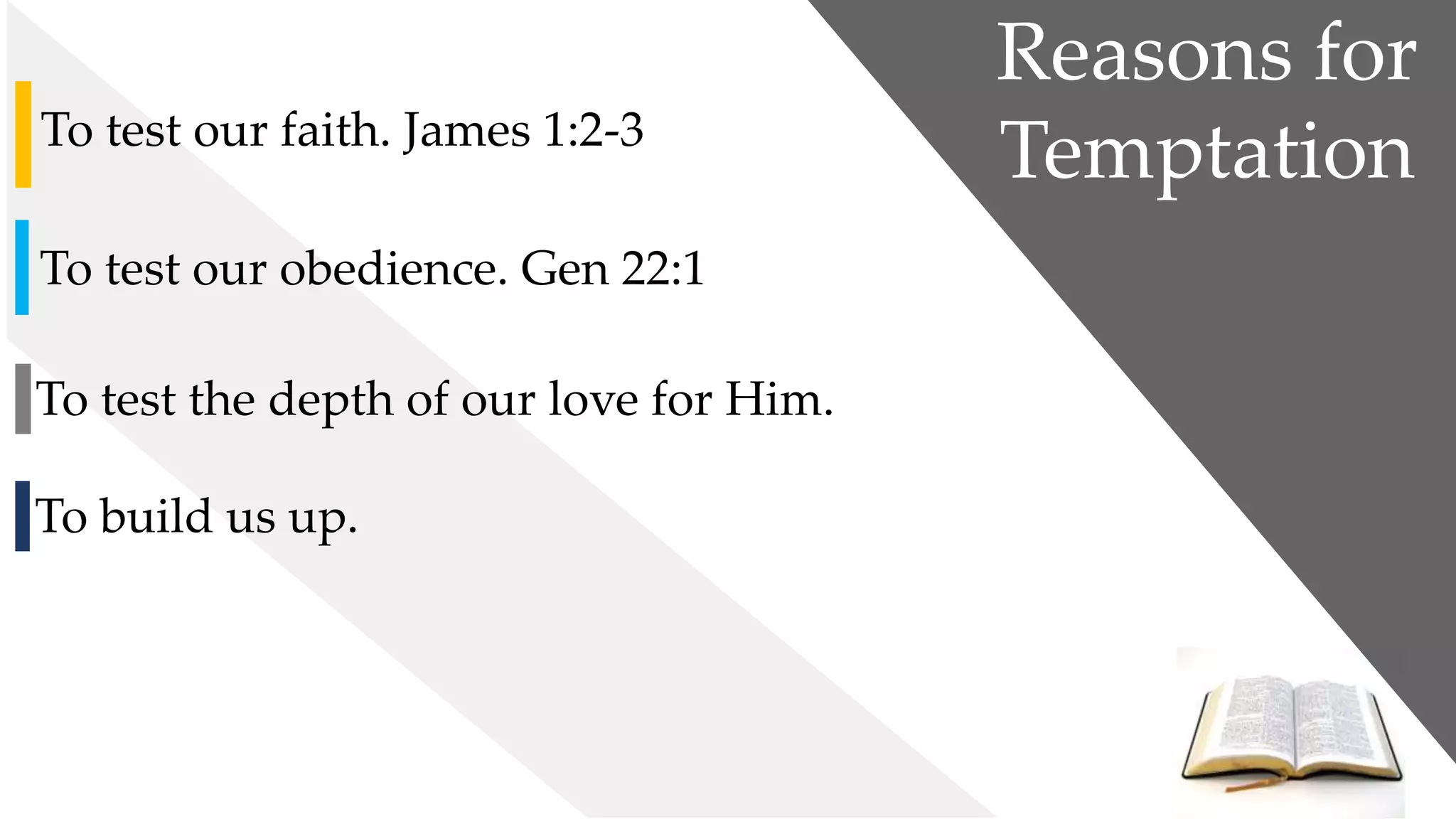 Temptation- Sunday School | PPTX