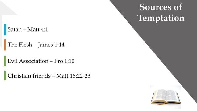 Temptation- Sunday School | PPTX | Christianity | Religion & Spirituality