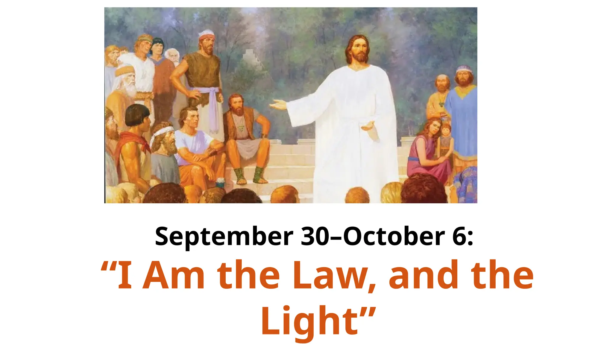 Jesus Christ the Law and the Light: Blessed are those who believe ...