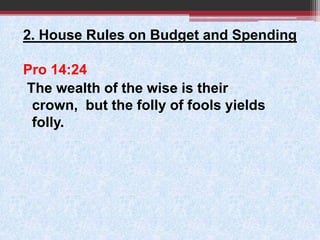 HOUSE RULES FOR A GREAT CHRISTIAN FAMILY | PPTX