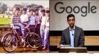 CEO of Google, Sunder Pichai's biography | PPTX