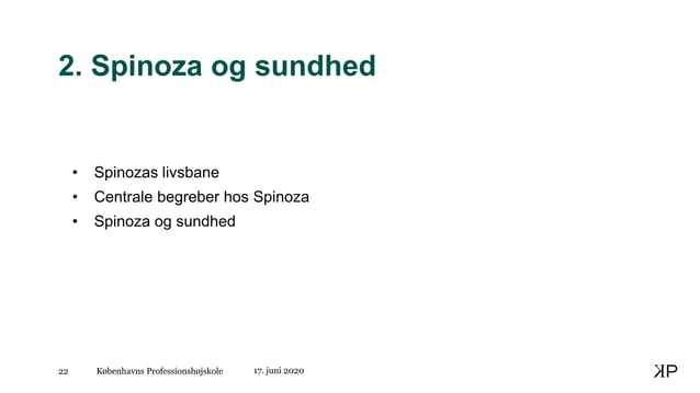 Sundhedsfremme, individ og faellesskab med spinoza | PPT