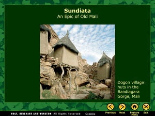 Sundiata power point | PPT
