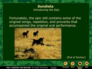 Sundiata power point | PPT