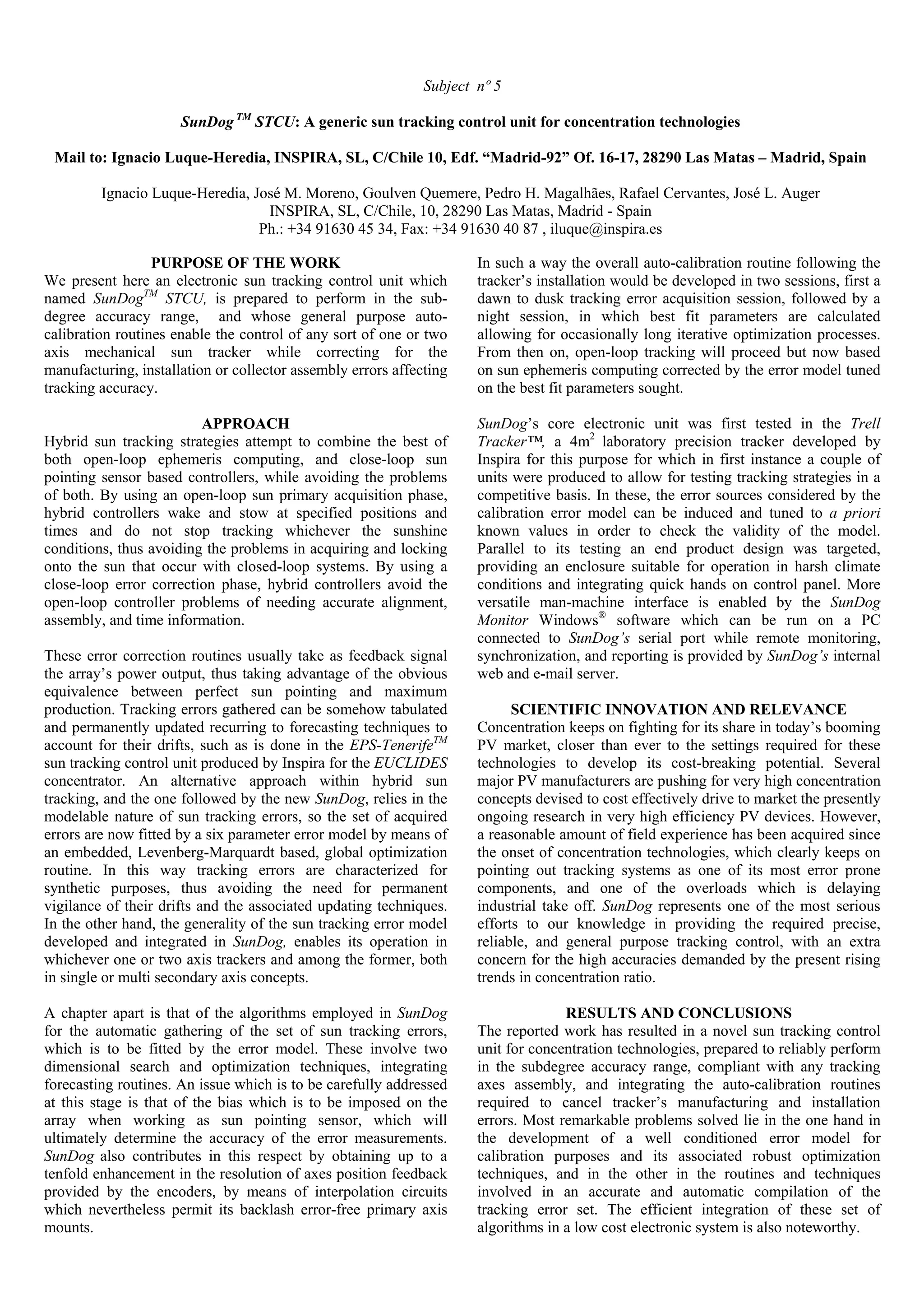 Sun dog stcu...(abstract) | PDF