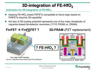 Potential of an ALD compatible ferroelectric | PPTX