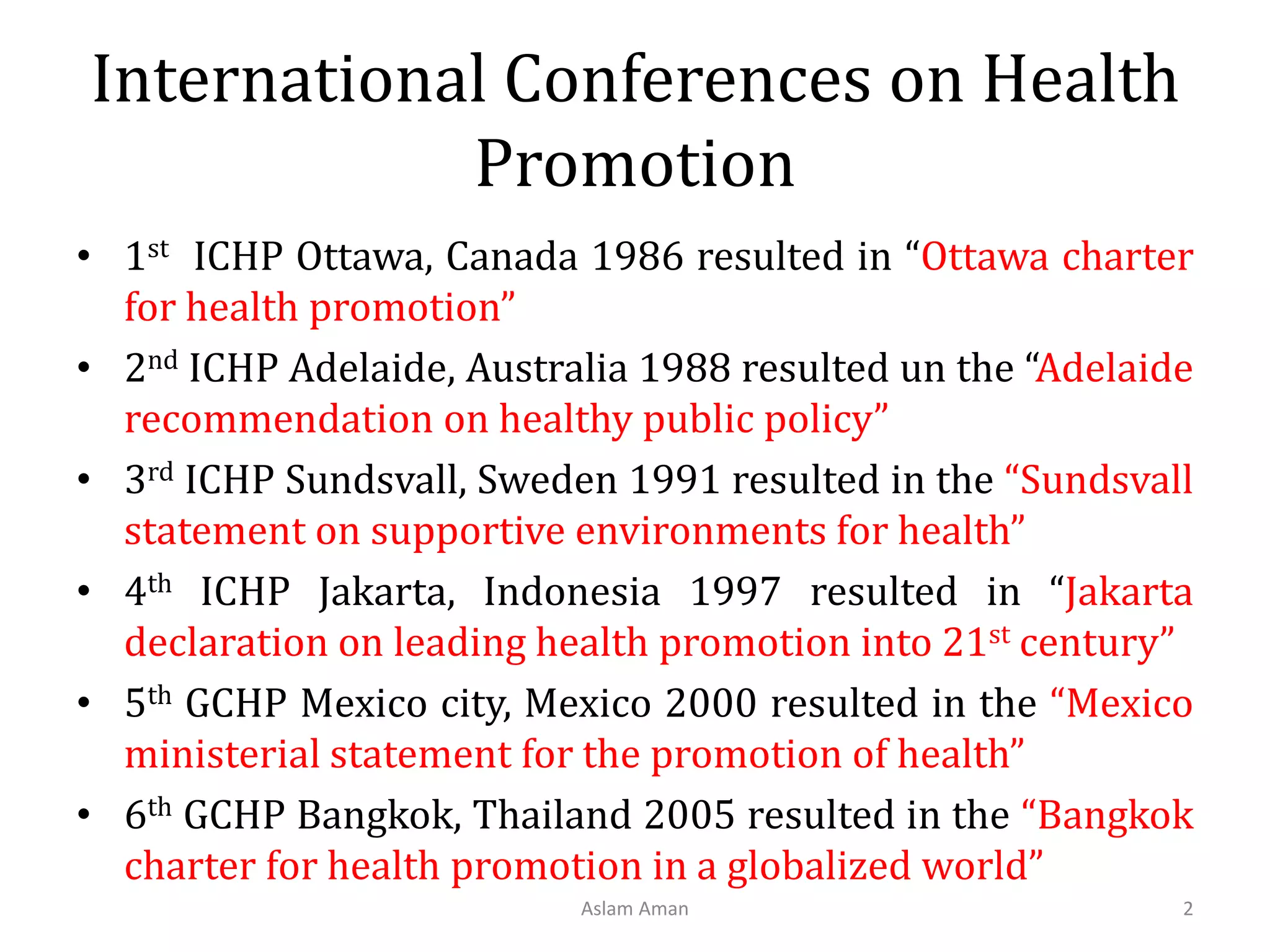 Sundsvall Statement on Supportive Environments for Health. | PDF