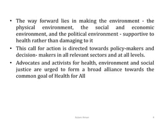 Sundsvall Statement on Supportive Environments for Health. | PDF