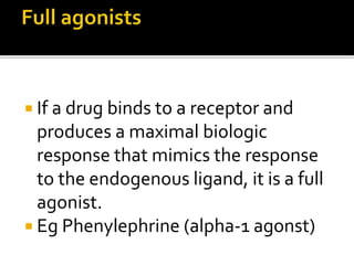 agonist and antagonist receptiors mechanisn .pptx