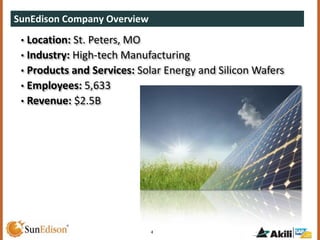 SunEdison Manages Cash Flow with SAP Business Planning and ...