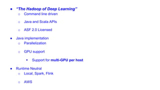 Suneel Marthi - Deep Learning with Apache Flink and DL4J | PPTX