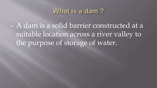 Dam ppt | PPT