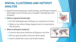 Spatial Data Analysis: Unlocking Insights through Geospatial Intelligence | PDF