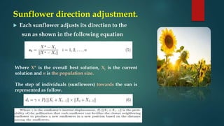 Sunflower optimization algorithm | PPTX