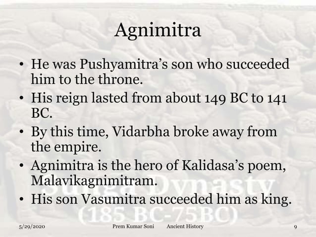 Sunga dynasty | PPTX