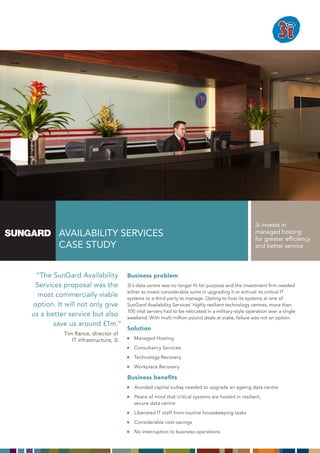 SunGard Case Study 3i | PDF