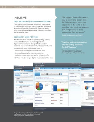SunGard Assurance-CM - Business Continuity Software | PDF
