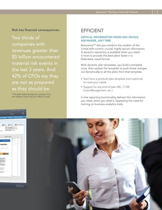 SunGard Assurance-CM - Business Continuity Software | PDF