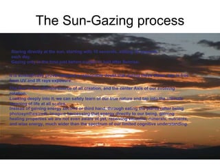 Sun Gazing | PPT