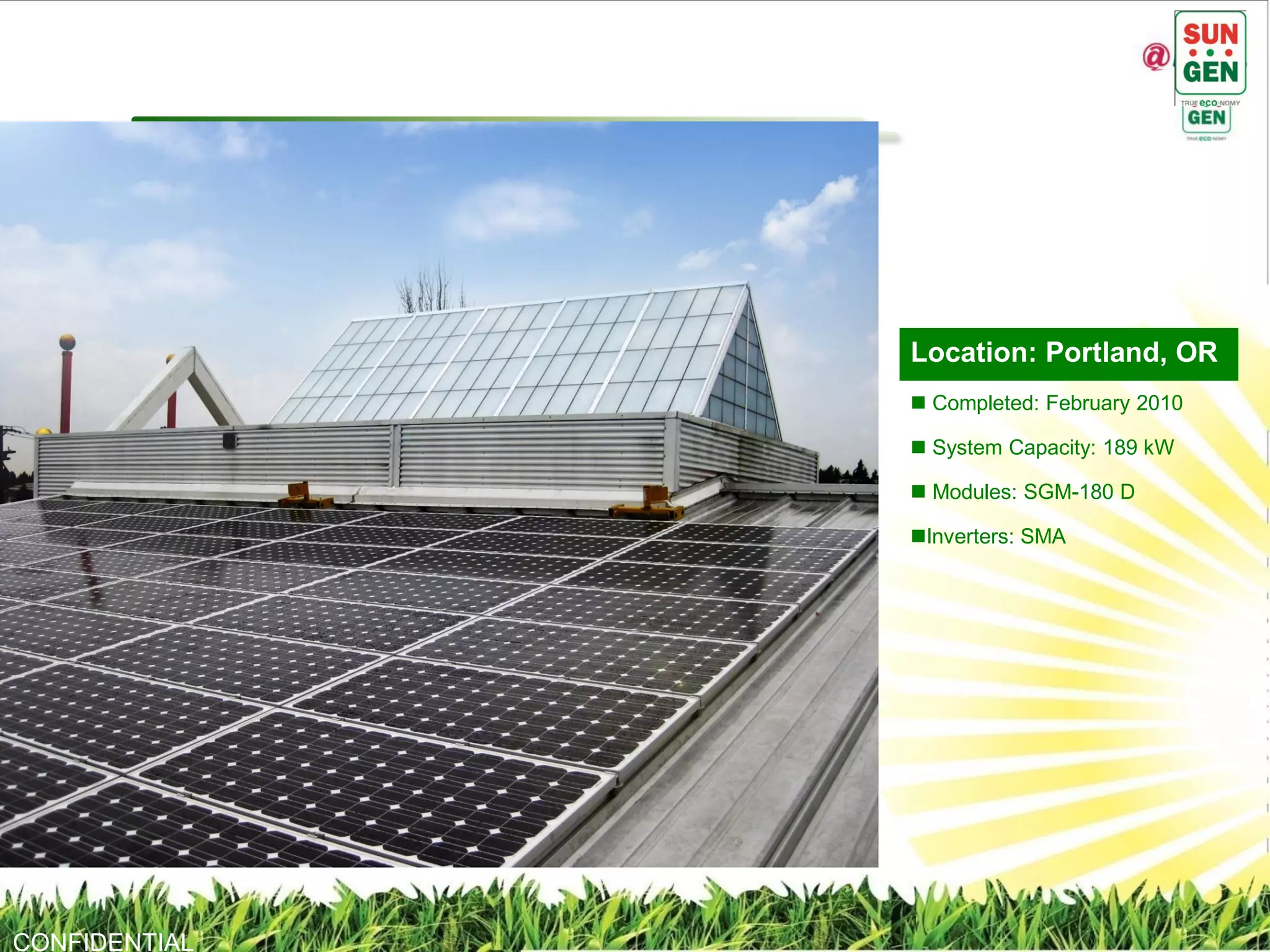 Solar PV panels Sungen | PDF