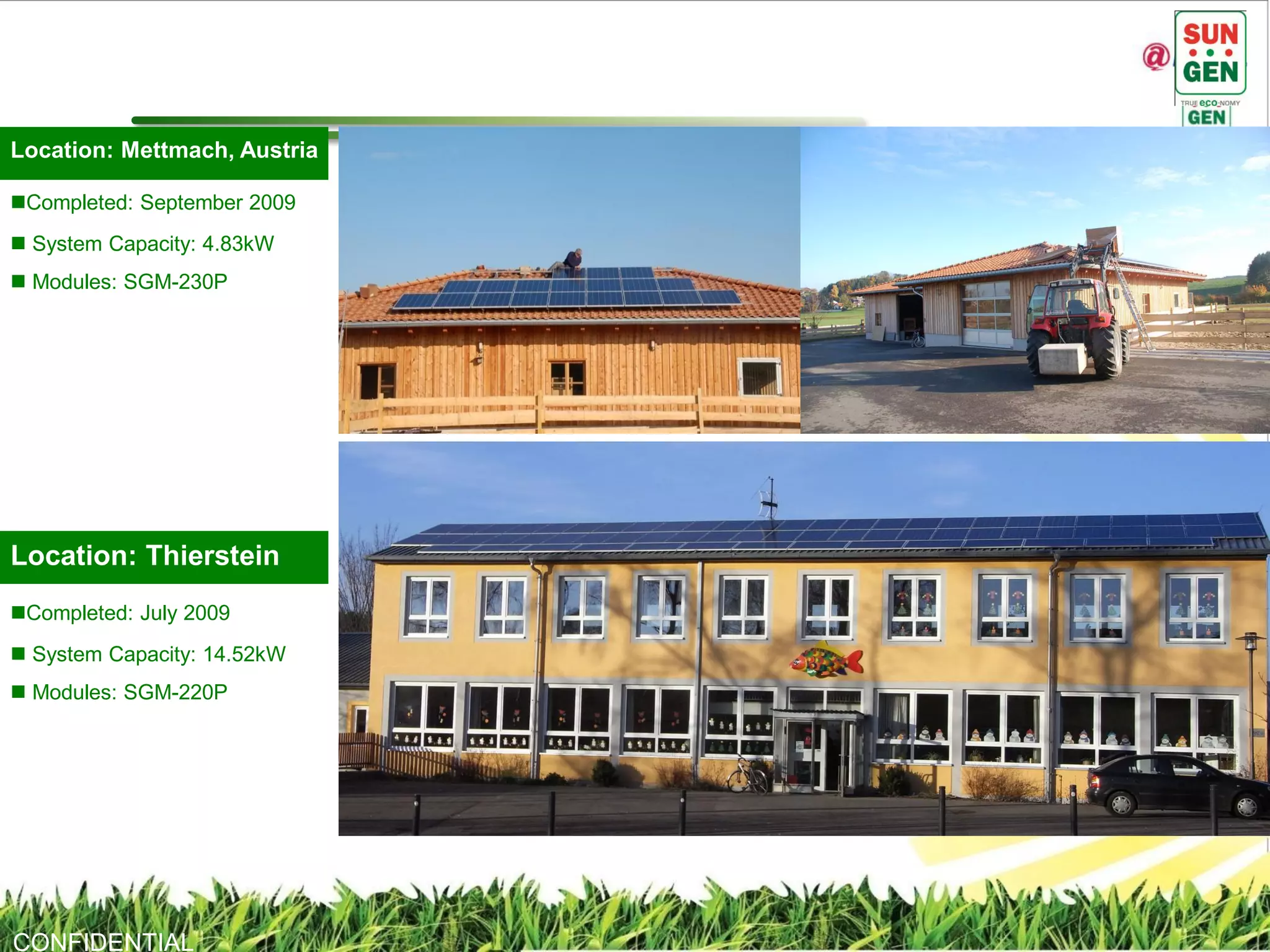 Solar PV panels Sungen | PDF