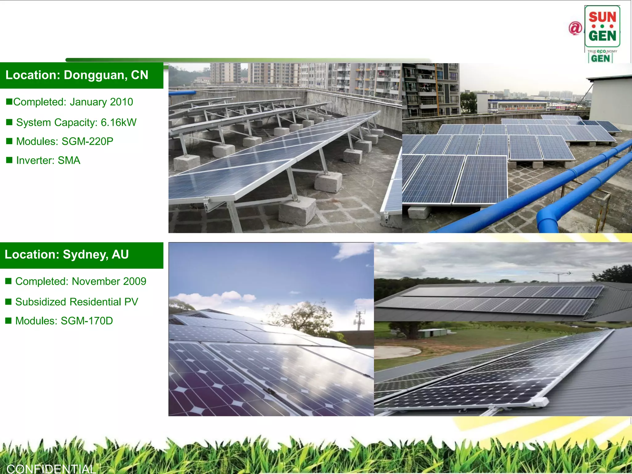 Solar PV panels Sungen | PDF