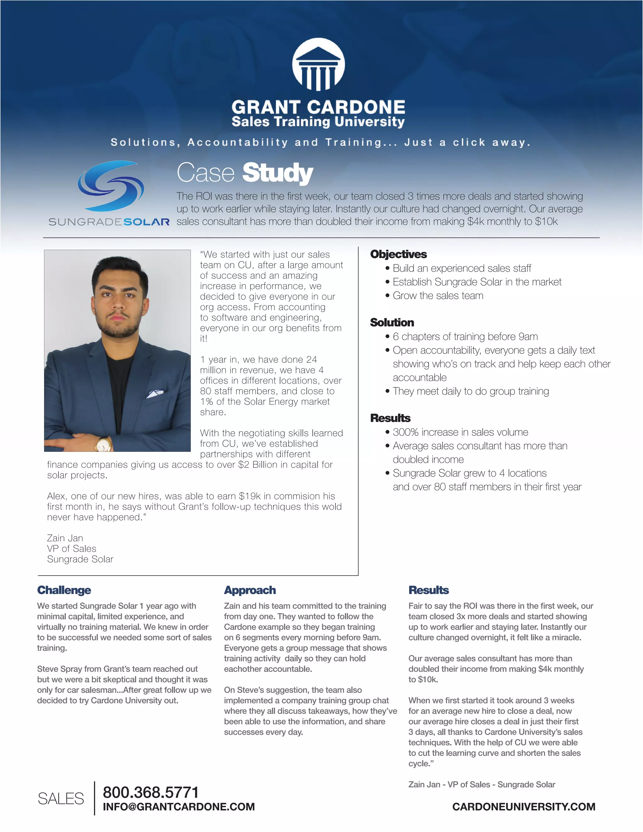 Grant Cardone Sales Training For The Solar Industry | PDF Grant Cardone Sales Training For The Solar Industry | PDF